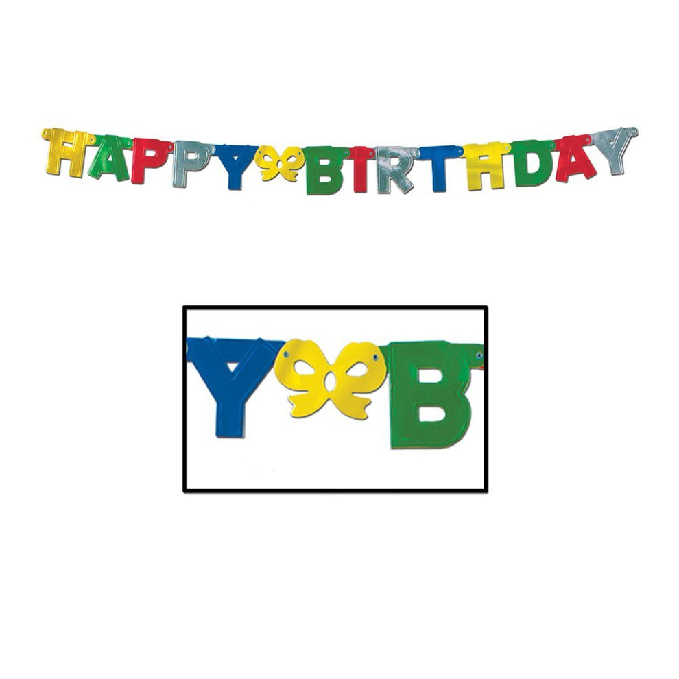 HAPPY BIRTHDAY STREAMER - FOIL 5' – Bazaar & Novelty