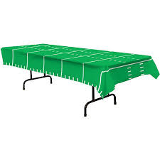 FOOTBALL FIELD - TABLE COVER PLASTIC RECTANGULAR - 54" X 108" – Bazaar ...